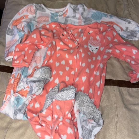 Carter's | Pajamas | Carters To See Funny Pajamas Size 2t 2 Pairs Llamas | Poshmark